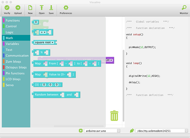 Visualino Visual Programming Environment For Arduino Lezione 2 Michele Maffucci