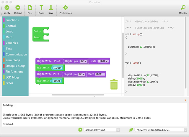 Visualino Visual Programming Environment For Arduino Lezione 2 Michele Maffucci