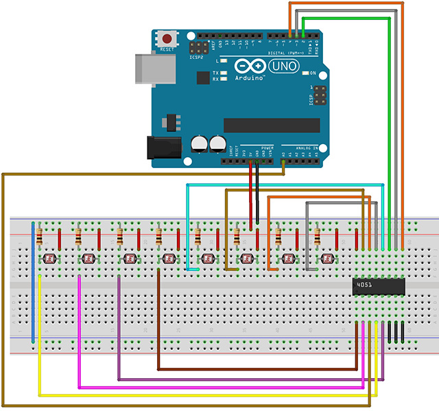 Espandere gli I/O analogici di Arduino | Michele Maffucci Espandere gli I/O analogici di Arduino | Michele Maffucci