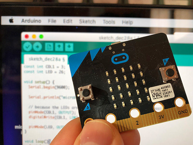 Programmare micro:bit con l’IDE Arduino | Michele Maffucci